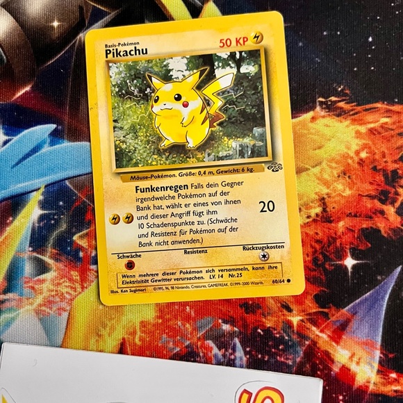Pokemon | Other | Pokmon Pikachu Jungle Card German | Poshmark